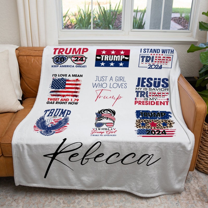 Trump Blanket - Etsy