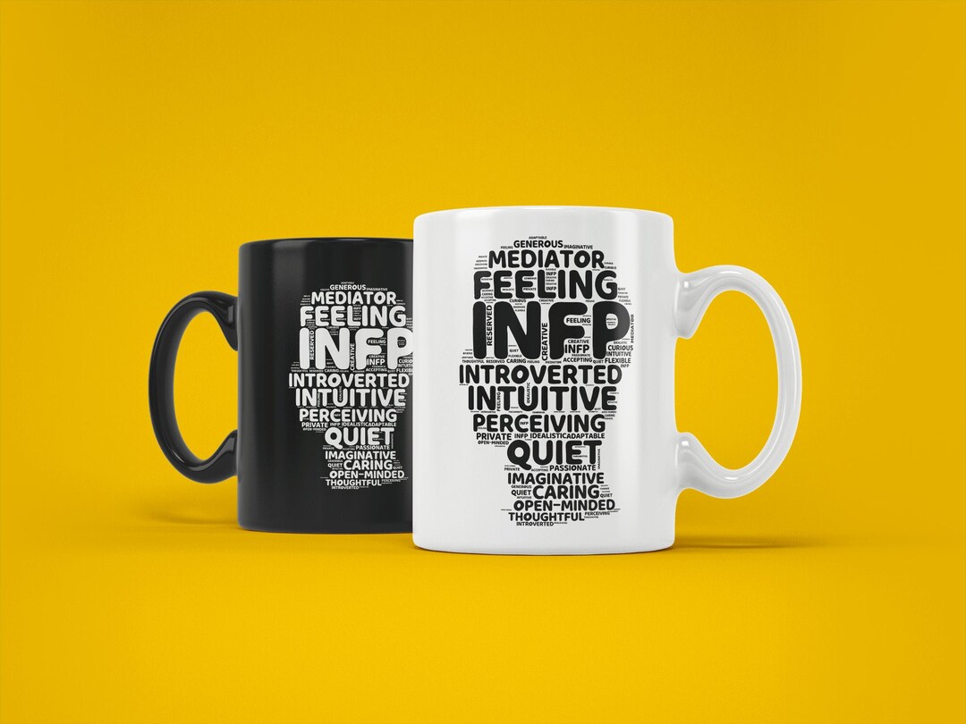 INFP Myers Briggs Personality Type coffee Mugs Funny Gift for Mediator ...
