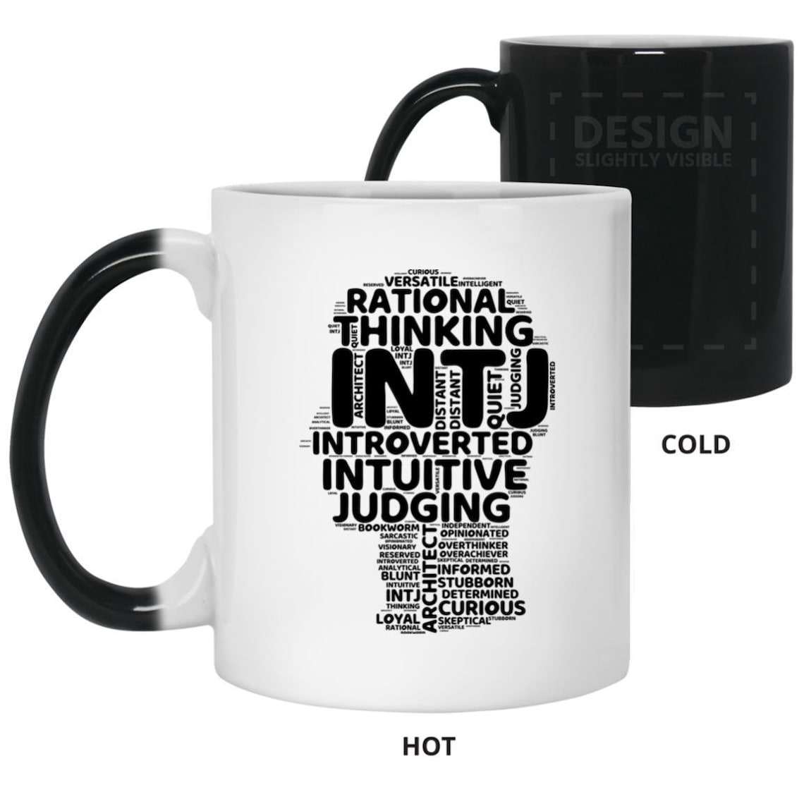 INTJ Myers Briggs Personality Type coffee Mugs Funny Gift | Etsy