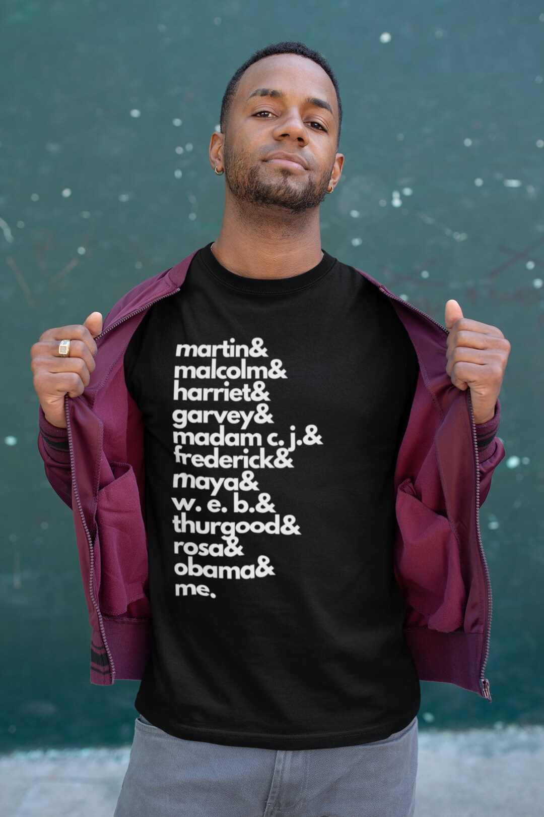 Martin Malcolm Harriet Garvey Madam C.J. Frederick Maya W.E.B. Thurgood ...