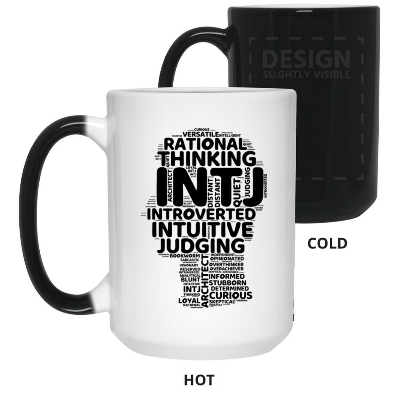INTJ Myers Briggs Personality Type coffee Mugs Funny Gift - Etsy