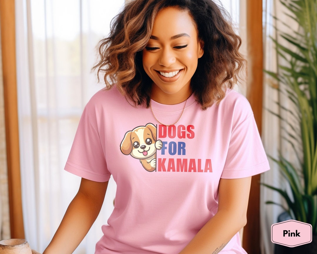 Dogs for Kamala Harris Election 2024 Shirts, Funny Pet Lovers T-shirt ...
