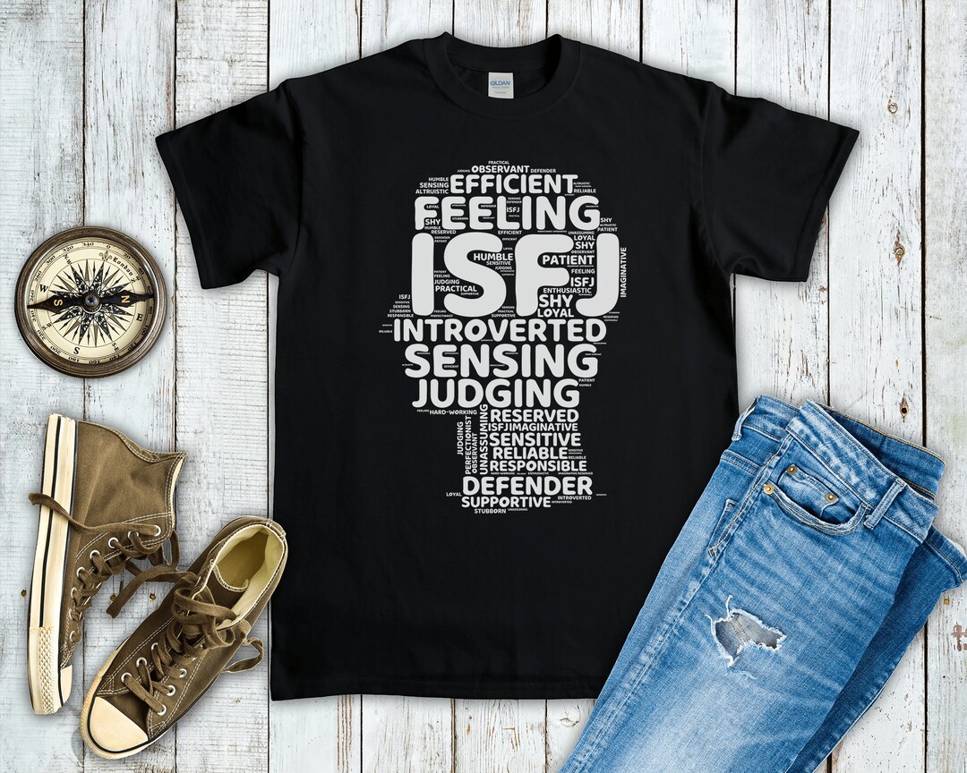 ISFJ Myers Briggs Personality Type (short-sleeve Unisex T-shirt) Funny ...