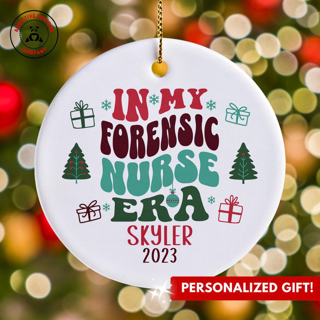 Personalized Forensic Nurse Ornament, Custom Gift for Forensic Medical ...