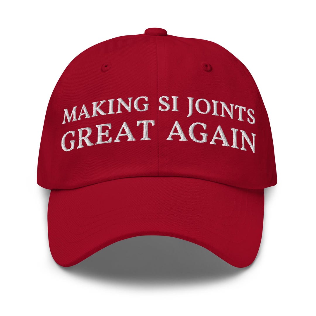 Making SI Joints Great Again Dad Hat – Chiropractor, PT, Pregnancy Back ...