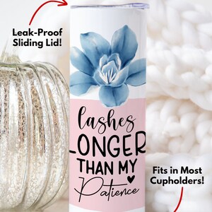 Personalized Lash Tech Tumbler, Custom Gift for Lash Technician ...