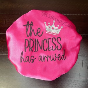 Satin Baby Bonnet | Personalized Baby Bonnet | Princess Satin Bonnet - Etsy
