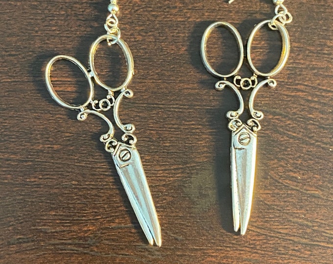Genocider Sho Inspired Earrings. Drop Dangle Scissors for Women and Men ...