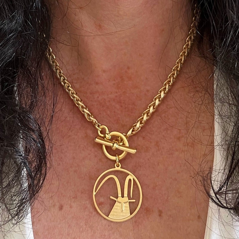 Gold Nubian Pendant - Etsy