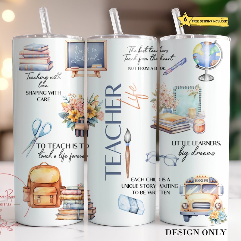 Teacher Tumbler - Etsy