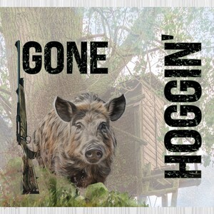 Boar Hunting, Wild Pig Hog, Gone Hoggin', Hunt the Grunt, 20 Oz Skinny ...