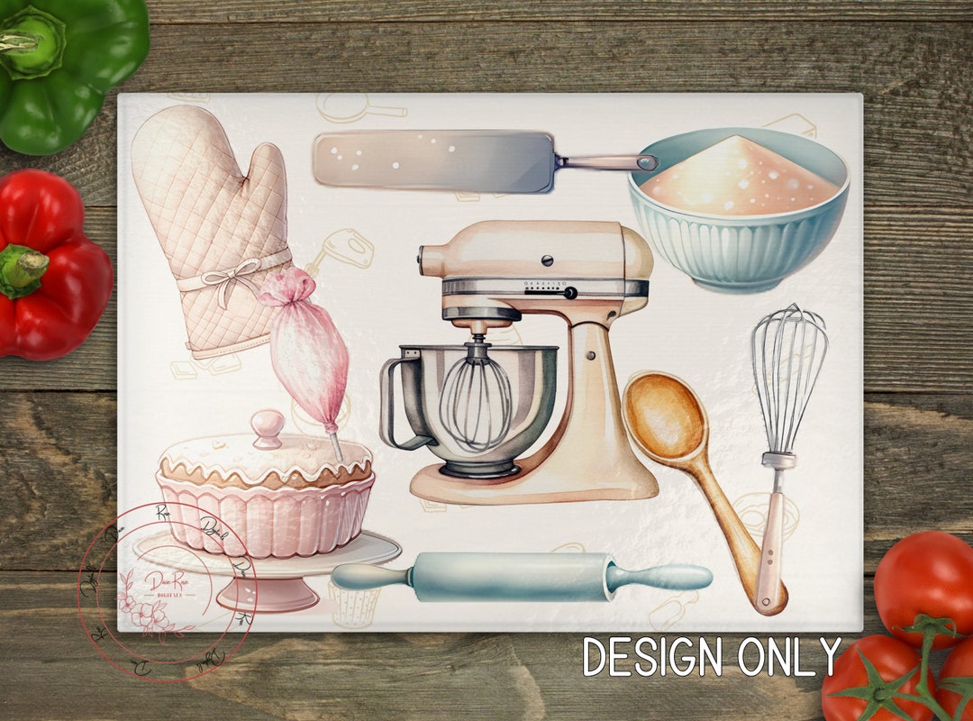 Baking Cutting Board Design Download, Cooking Kitchen Cutting Board PNG ...