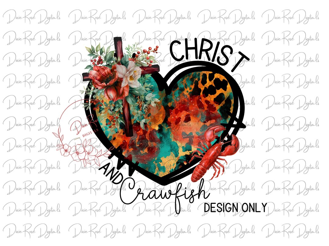 Christ and Crawfish, Christian, Easter, Transparent Png, Sublimation ...