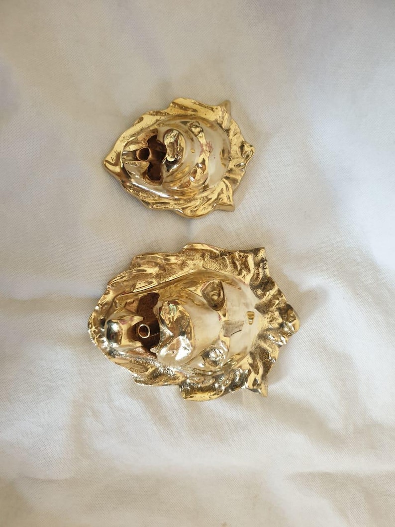 Moroccan Brass Lion Head Wall Mount Faucet, Double Handle Valve - Etsy ...