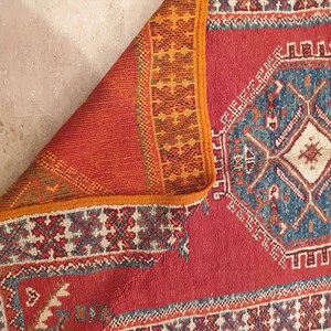 Vintage Moroccan Rug Taznakht Carpets Zanafi Kelim Vintage - Etsy