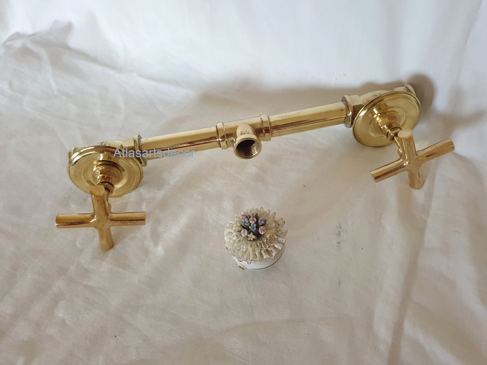 Moroccan Brass the Deer Head Faucet,handmade Tap, Wall Mount Faucet ...