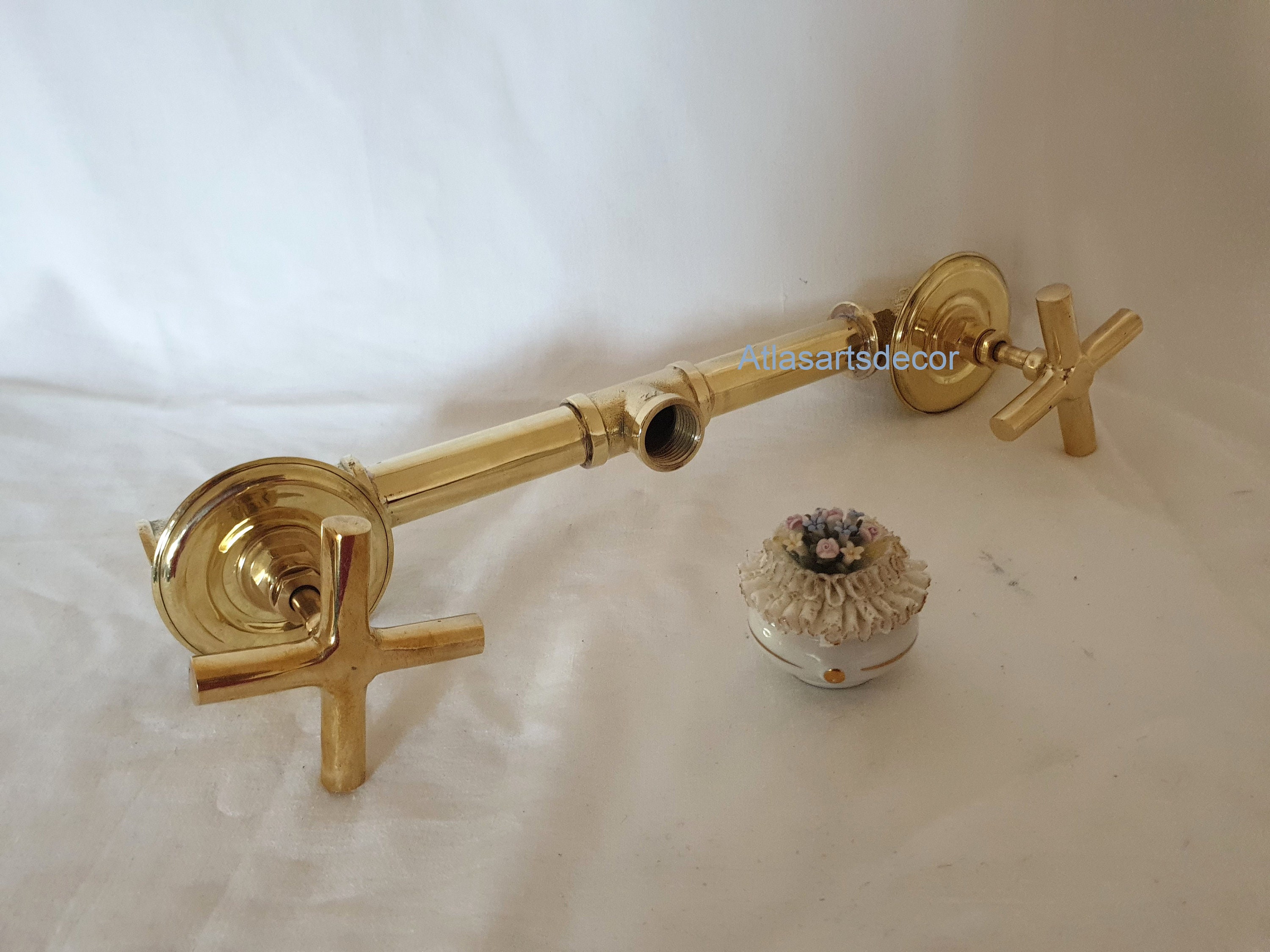 Moroccan Brass the Deer Head Faucet,handmade Tap, Wall Mount Faucet ...