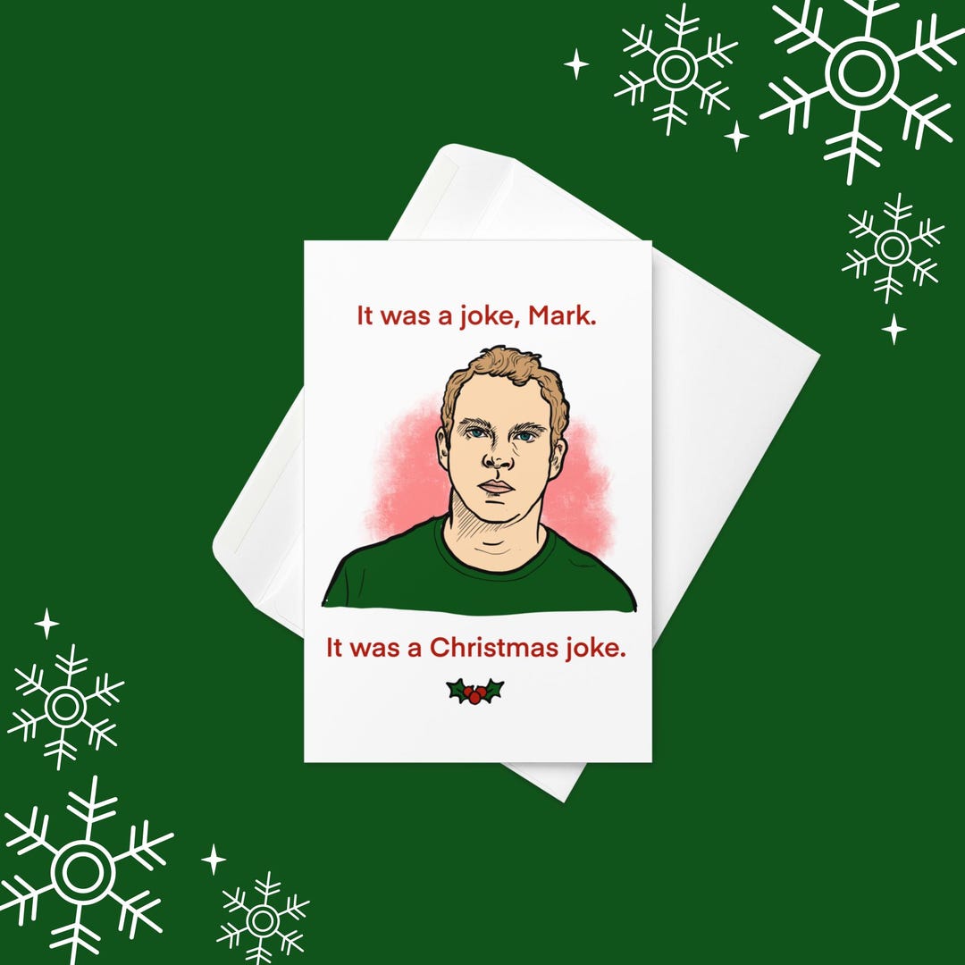 Peep Show Christmas Card, Jez Jeremy Quote - Etsy UK