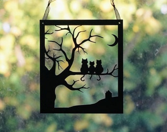 Cat Light Wall Art - Etsy