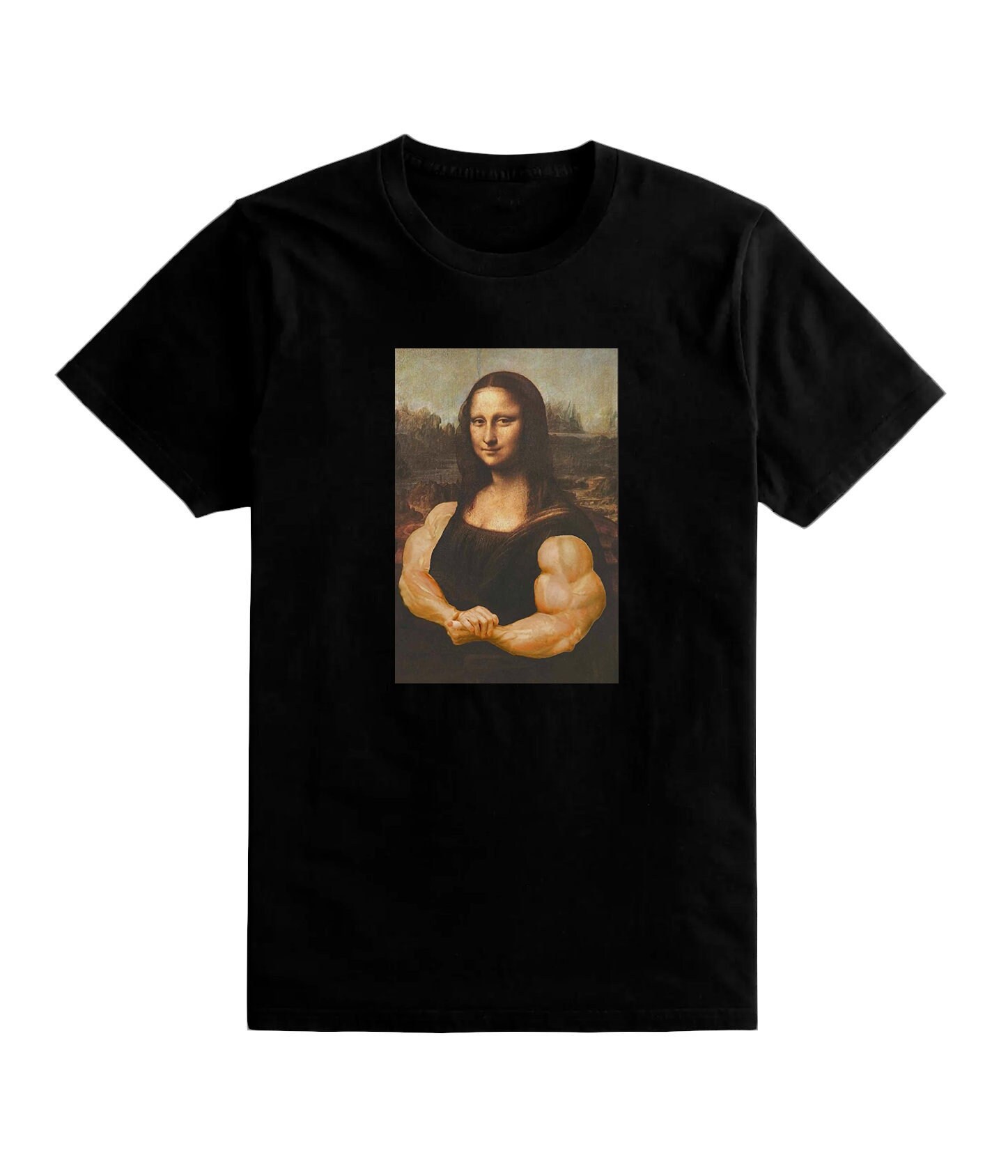 Gym Mona Lisa Shirt Wham Mona Lisa Buff Mona Lisa Hood Mona - Etsy