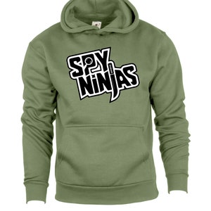 SPY NINJA CWC Inspired Kids Boys Girls Hoodie Youtuber Merch Hooded ...
