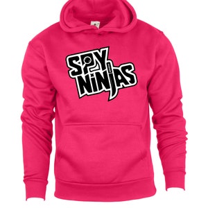 SPY NINJA CWC Inspired Kids Boys Girls Hoodie Youtuber Merch Hooded ...