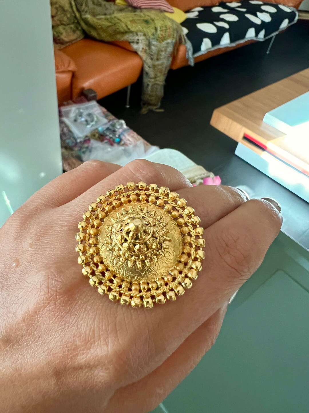 Gold Tone Ring - Perfect for Destination Weddings, Gold Replica - Etsy