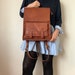 Classic Brown Backpack - Etsy