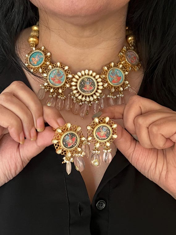 Pure silver kundan jewellery store