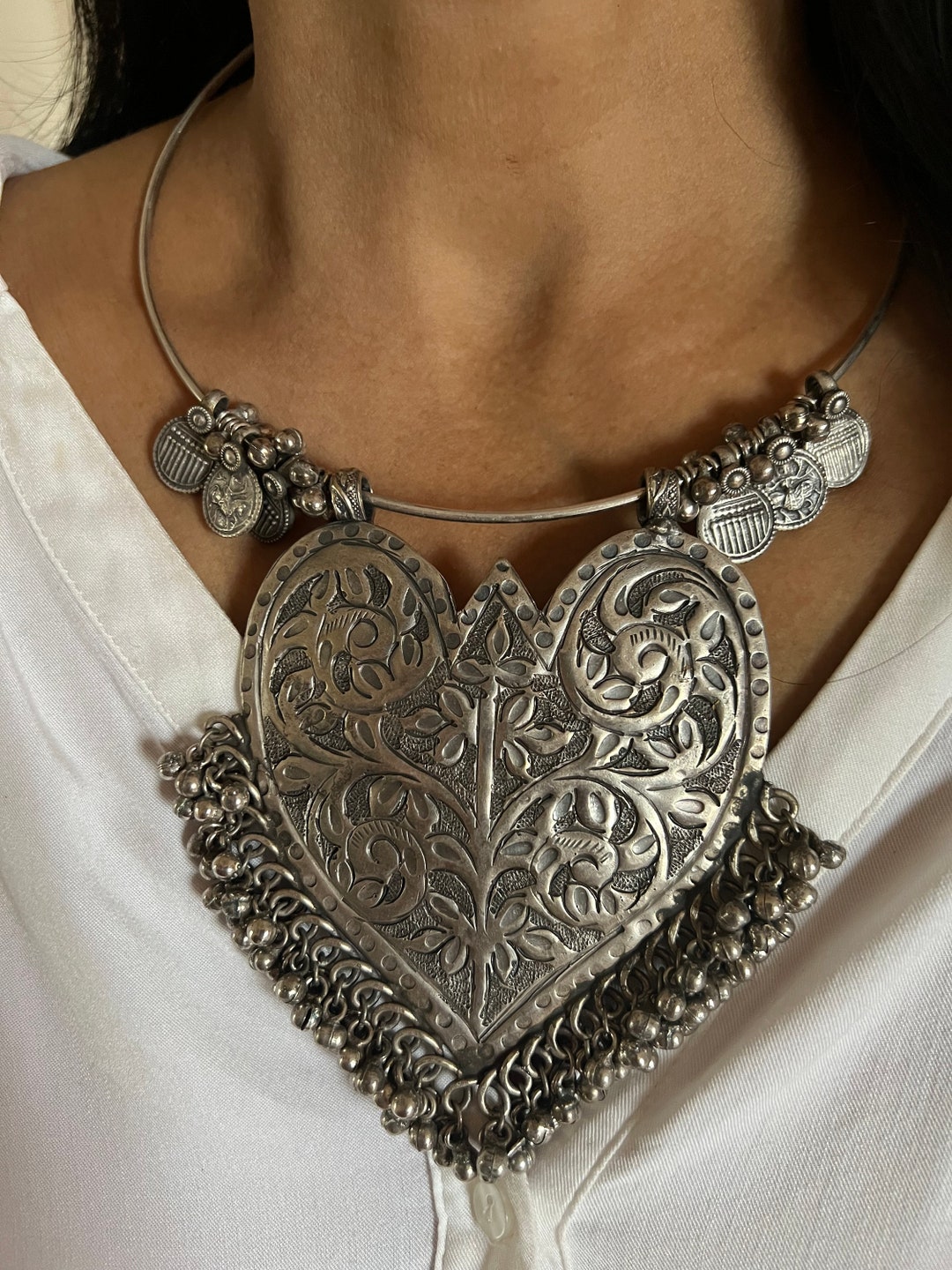 Tribal Pendant Hasli Necklace Elevate Your Elegance - Etsy