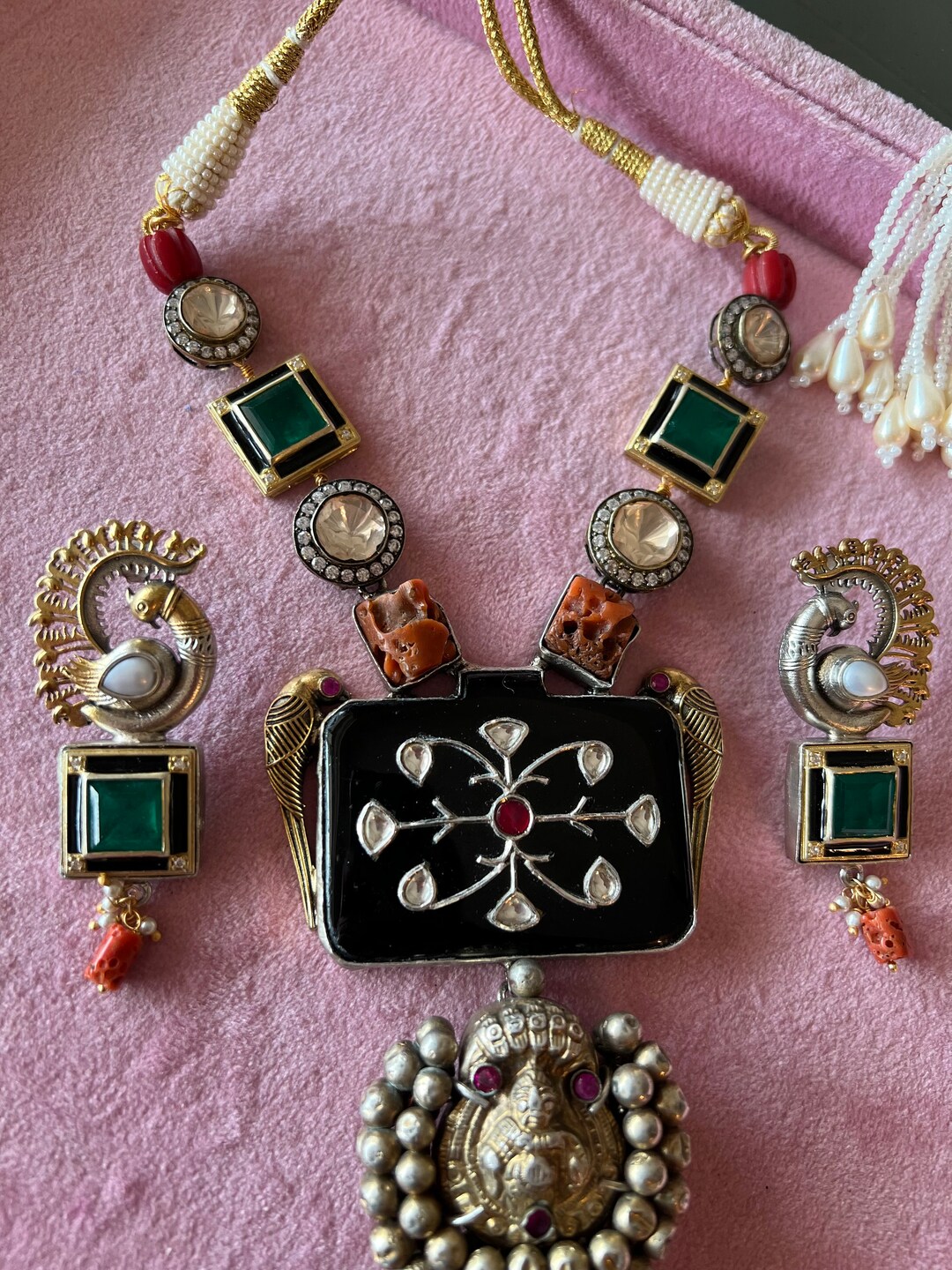 Exquisite 925 Silver Fusion Jewelry Set - Etsy
