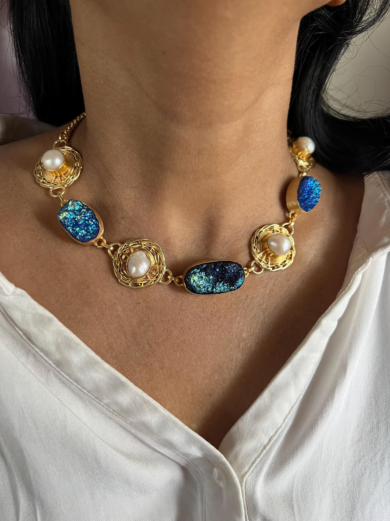 Statement Necklace - Etsy