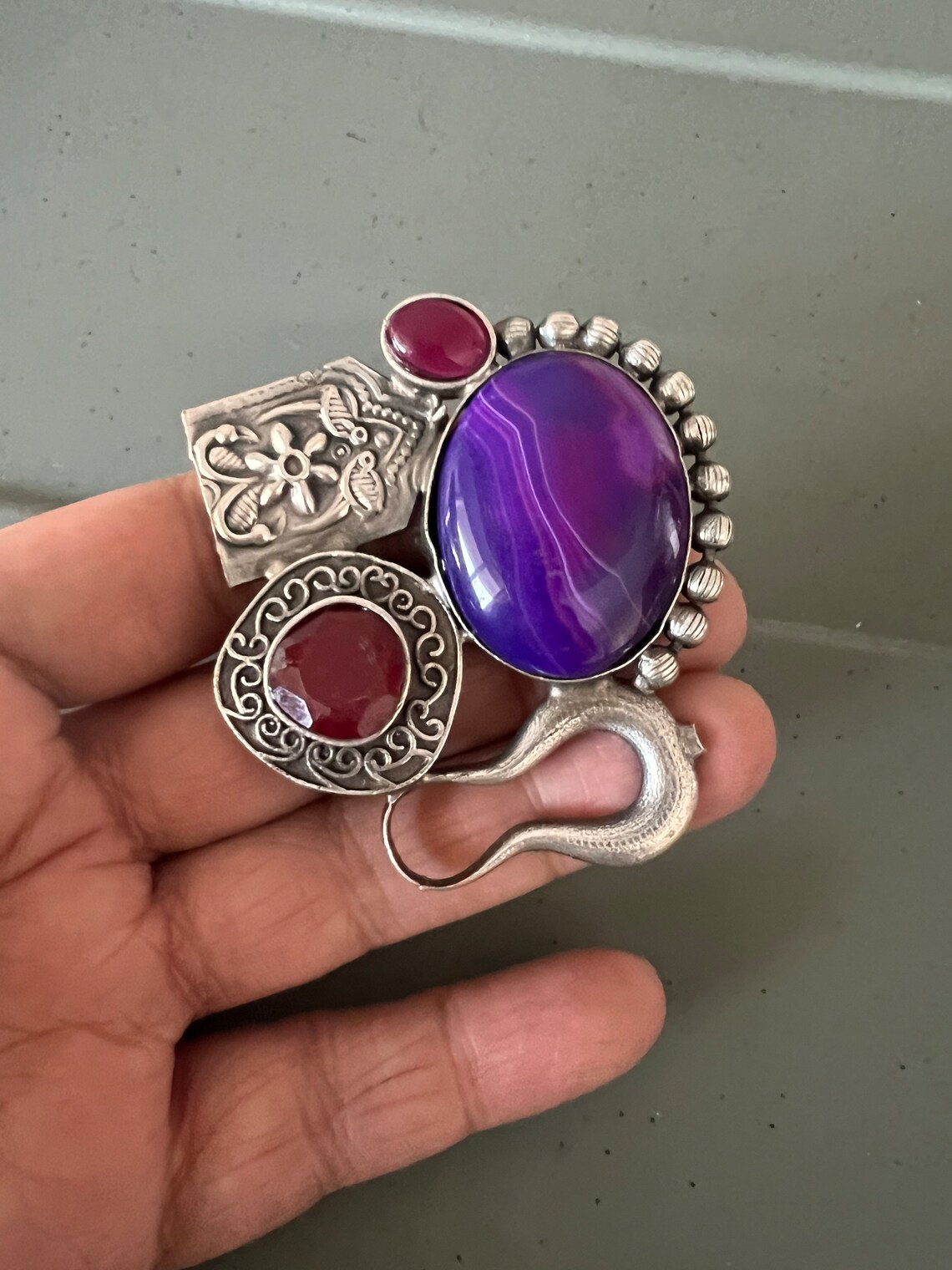 One-of-a-kind Designer Fusion Ring - Premium Brass - Etsy