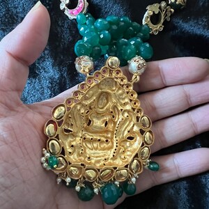 SHIVKA Designer Pendant Necklace/ One of a Kind Necklace/ Temple ...