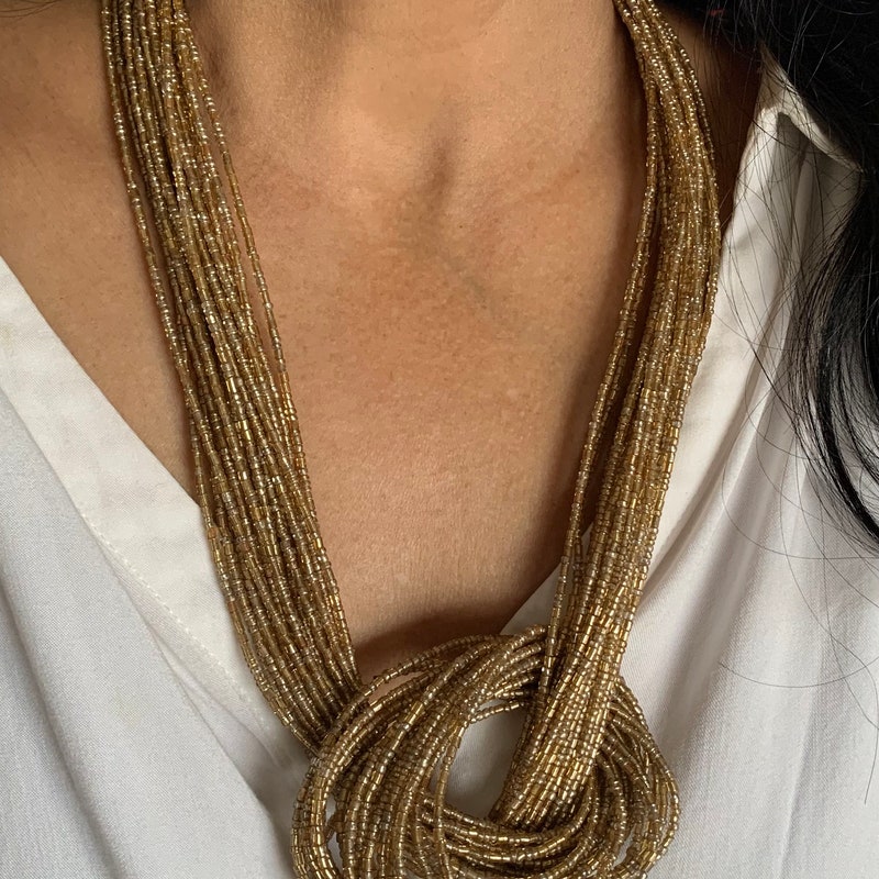 Beaded Statement Earrings - Etsy