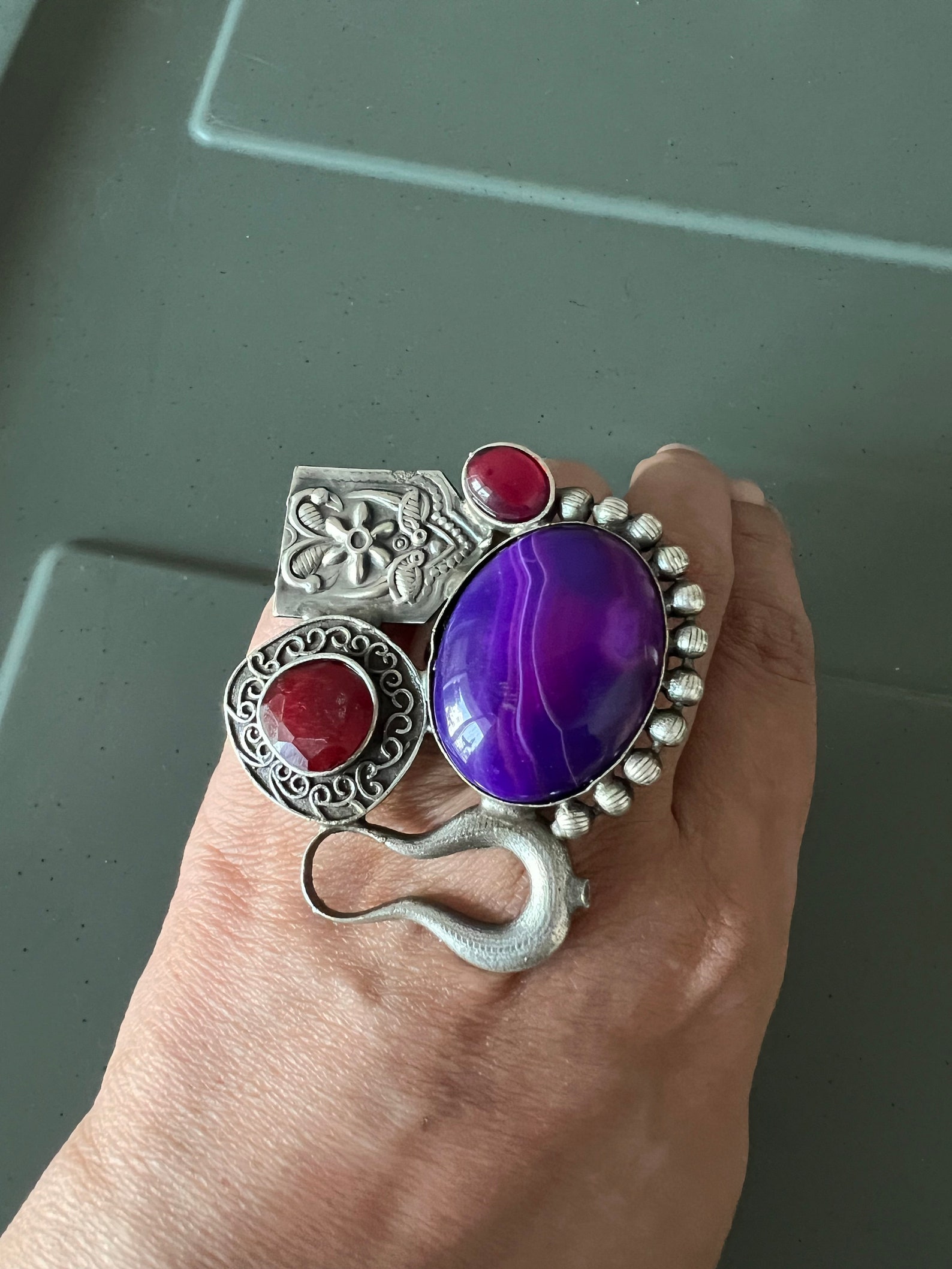 One-of-a-kind Designer Fusion Ring - Premium Brass - Etsy