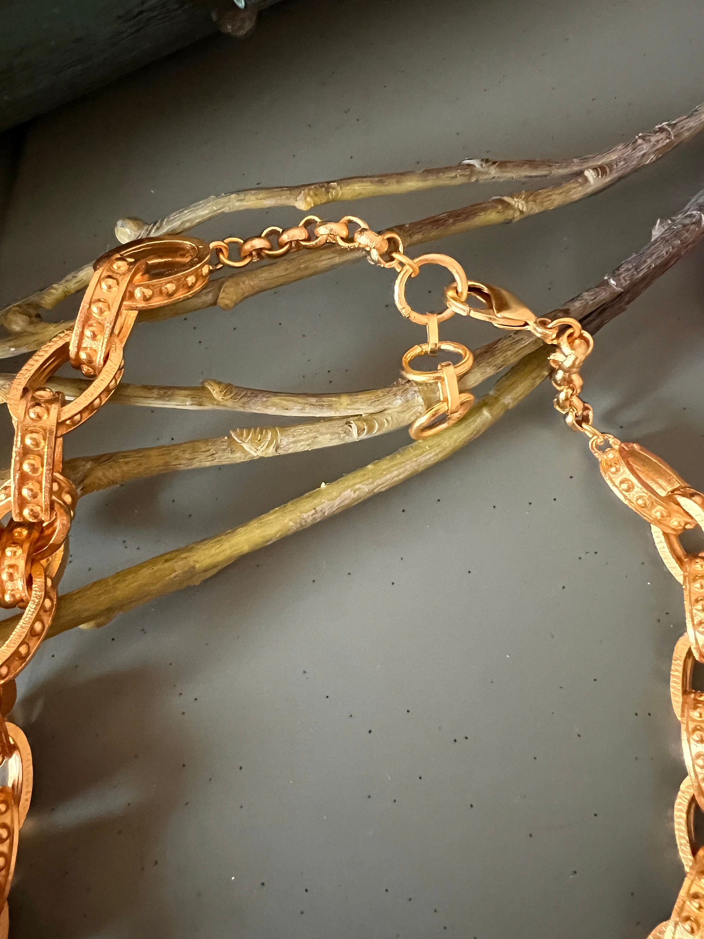 Solid Brass Chain Necklace - Etsy