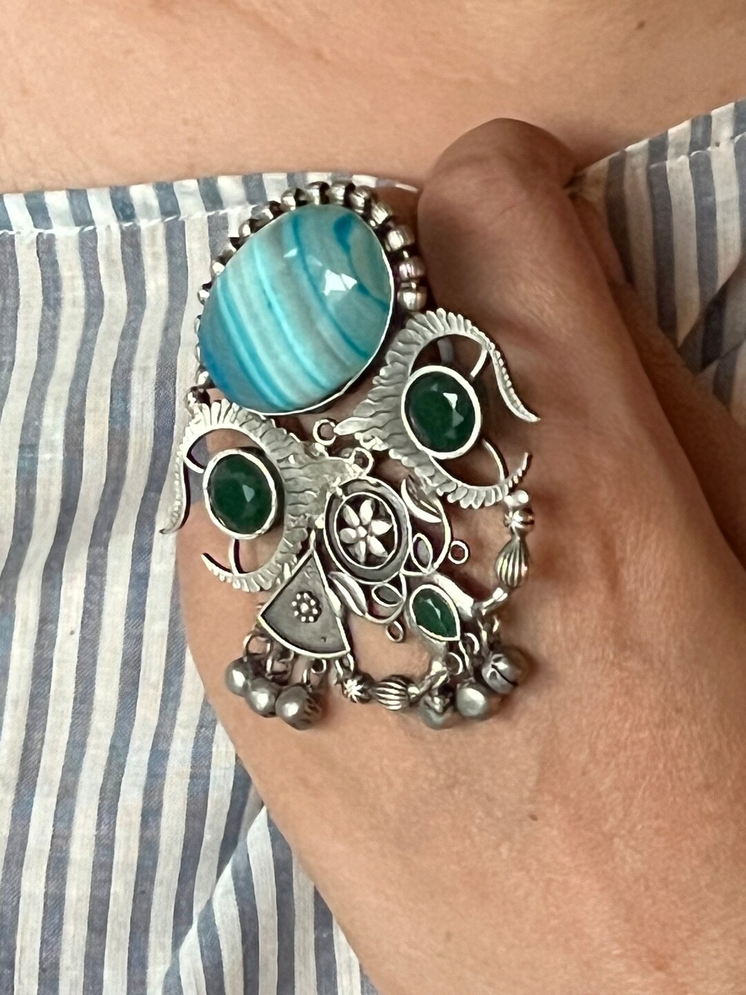 One-of-a-kind Designer Fusion Ring - Premium Brass - Etsy