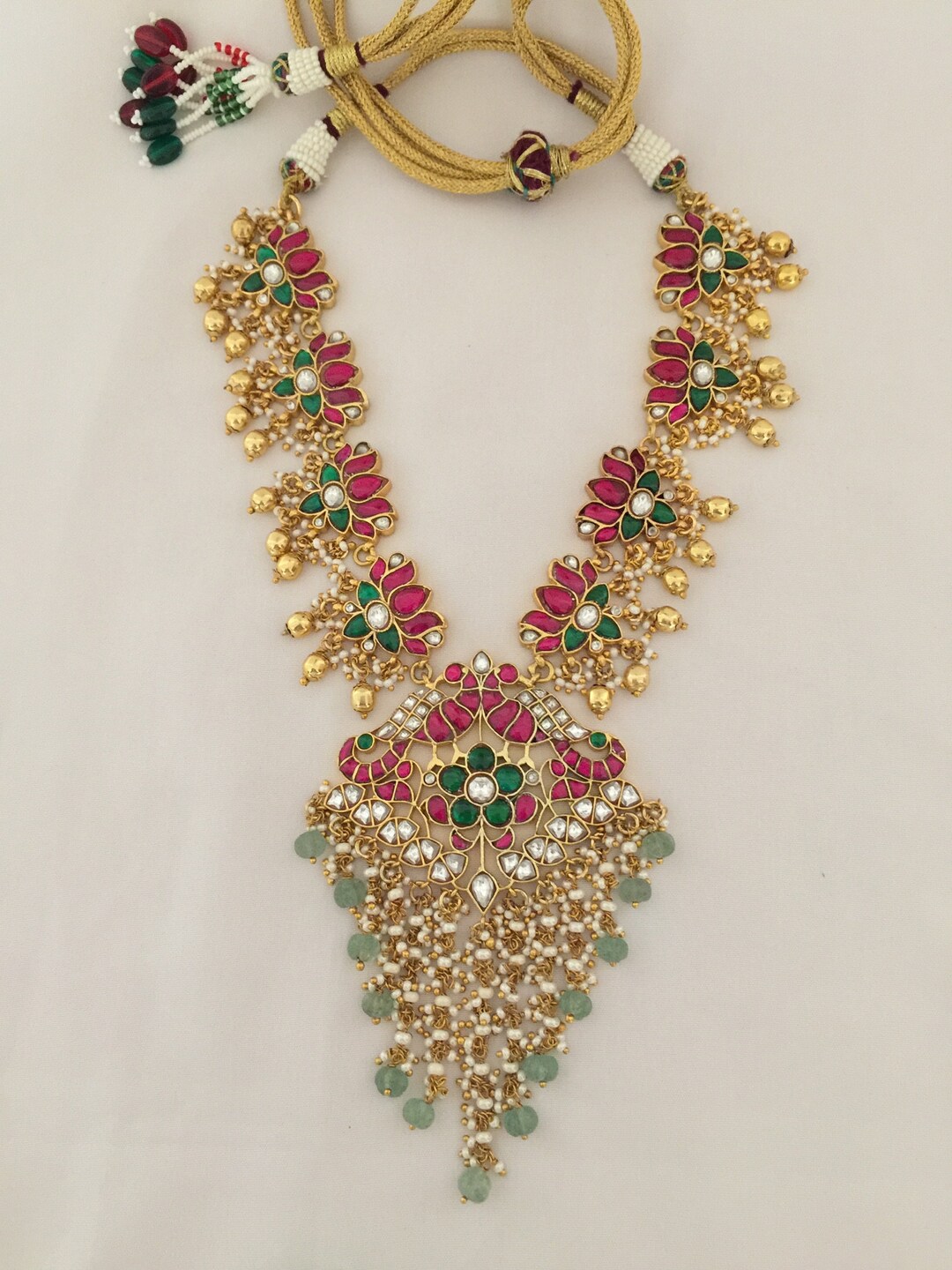 Signature Kempu Necklace - Etsy