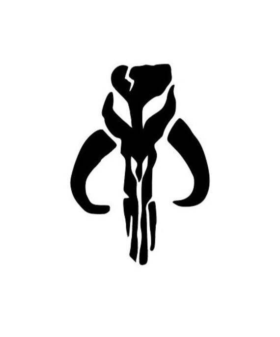 Mandalorian Car Decal Mandalorian Window Decal Star Wars | Etsy