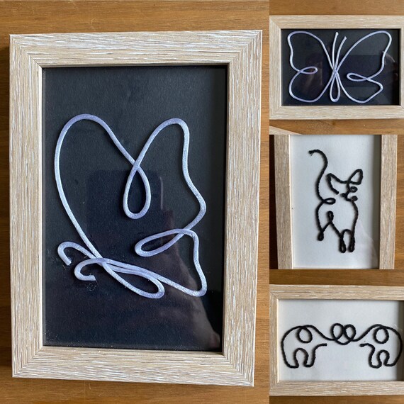 Art & Collectibles Mixed Media & Collage Other Assemblage String Art ...