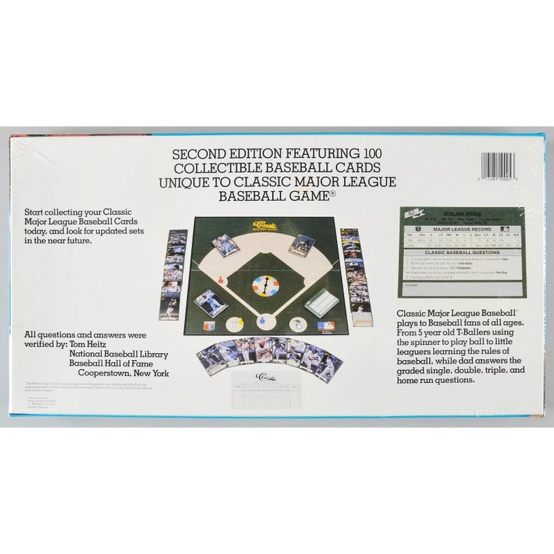 Classic Major League Baseball Board Game ( 1987 ) - Etsy