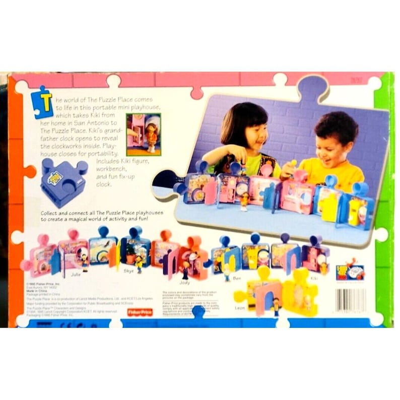 Fisher-price the Puzzle Place Characters Jody's Playhouse Rare Vintage ...