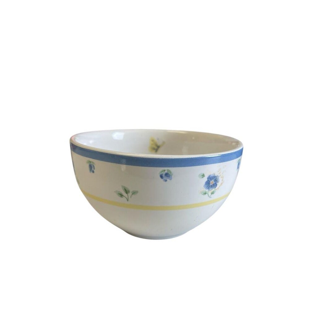Pfaltzgraff Shelby Small Dessert Bowl With Floral & Butterfly Design - Etsy