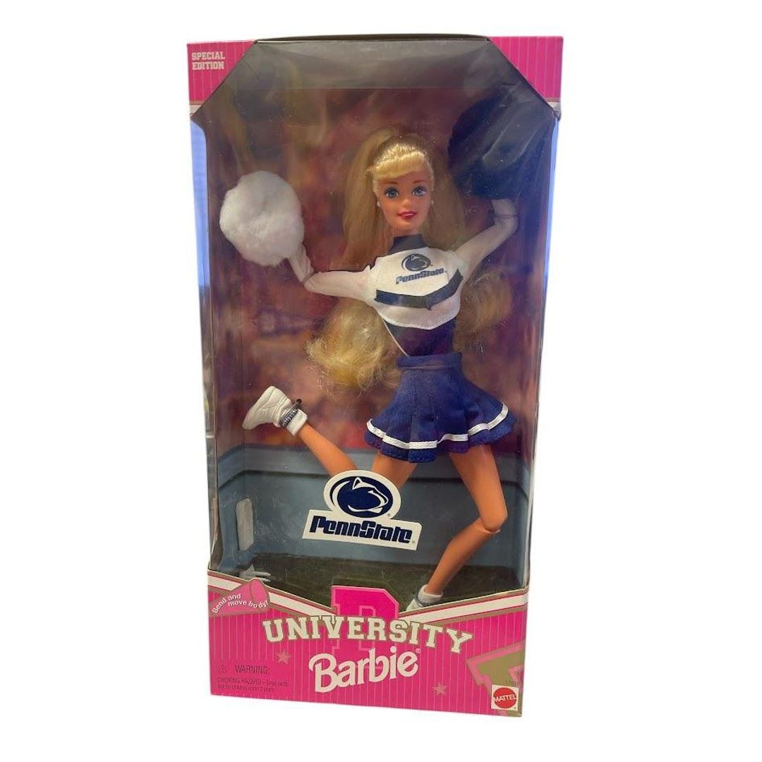 University Barbie Cheerleader Doll - Penn State - Etsy