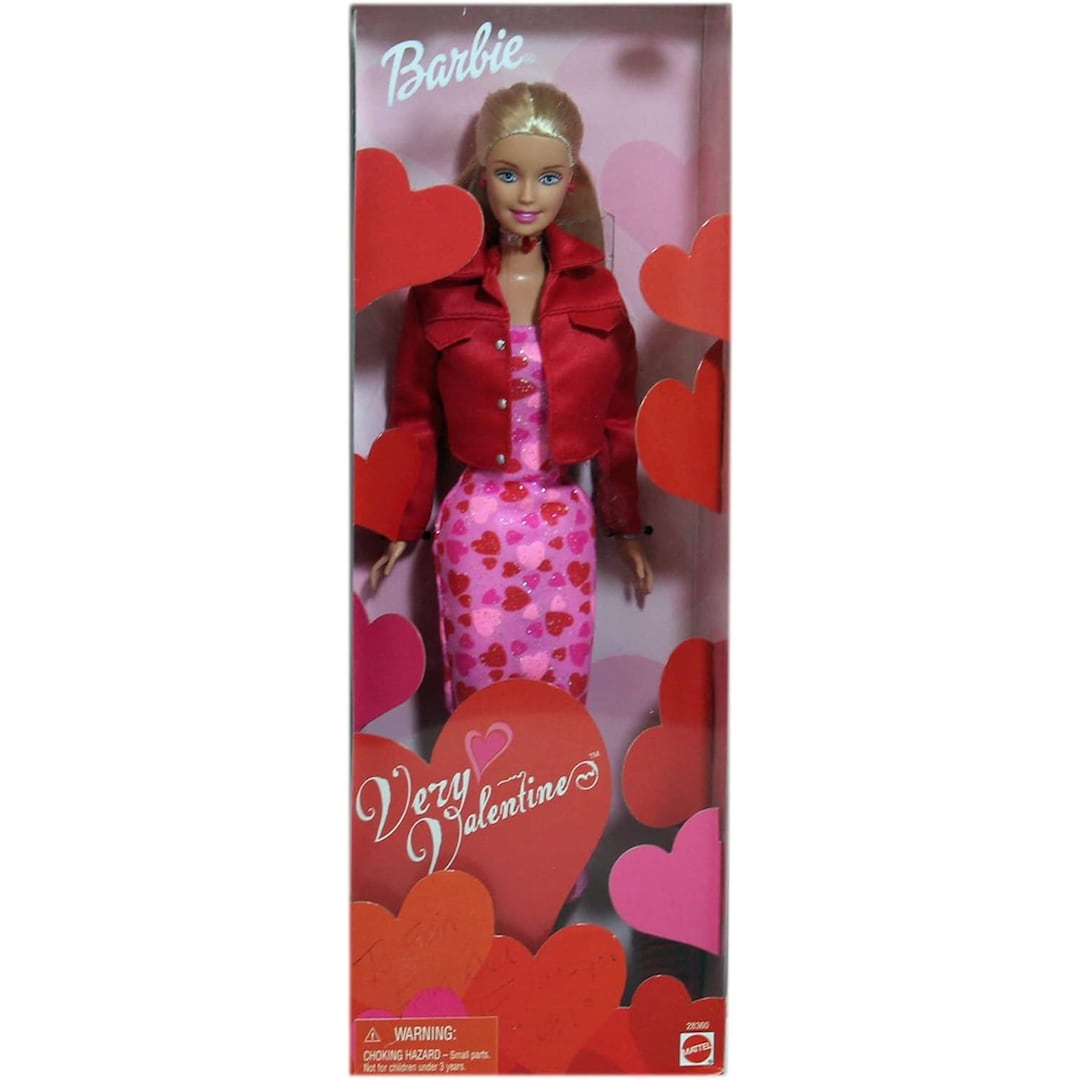 Barbie Very Valentine Doll in Heart Dress & Red Jacket - Etsy