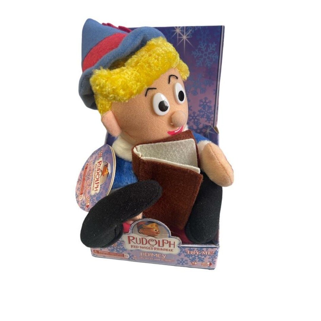 Hermey the Elf Plush Toy - Rudolph the Red-nosed Reindeer Collectible ...