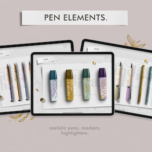 Digital Stationery Kit: Goodnotes Stickerbook for Digital Journaling ...