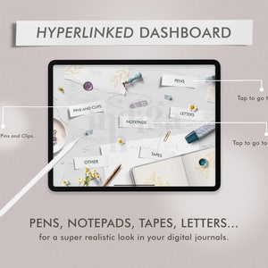 Digital Stationery Kit: Goodnotes Stickerbook for Digital Journaling ...