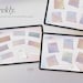 Essential Digital Paper Widgets - Gradient | Realistic Digital Stickers ...